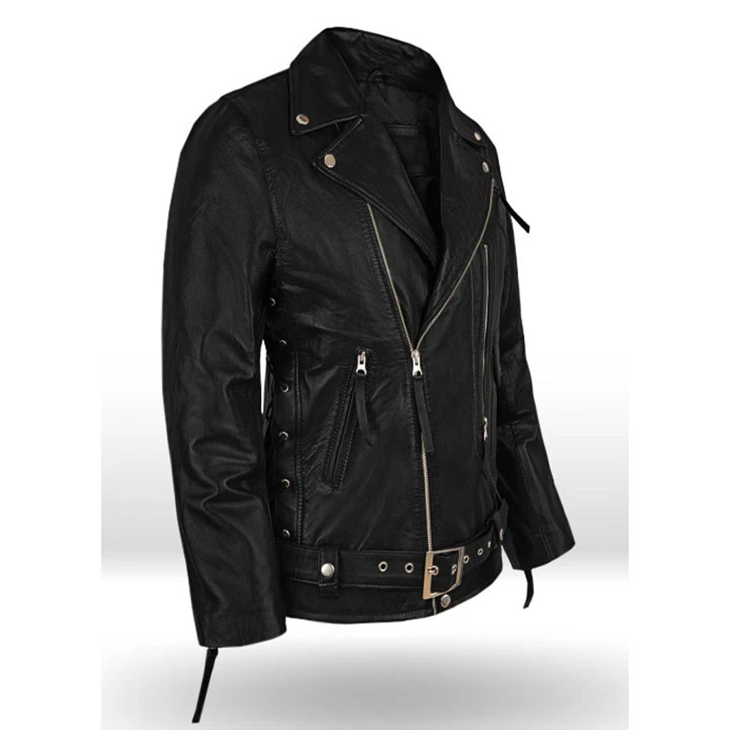 Terminator 2 Arnold Schwarzenegger Leather Jacket - Core Outfits